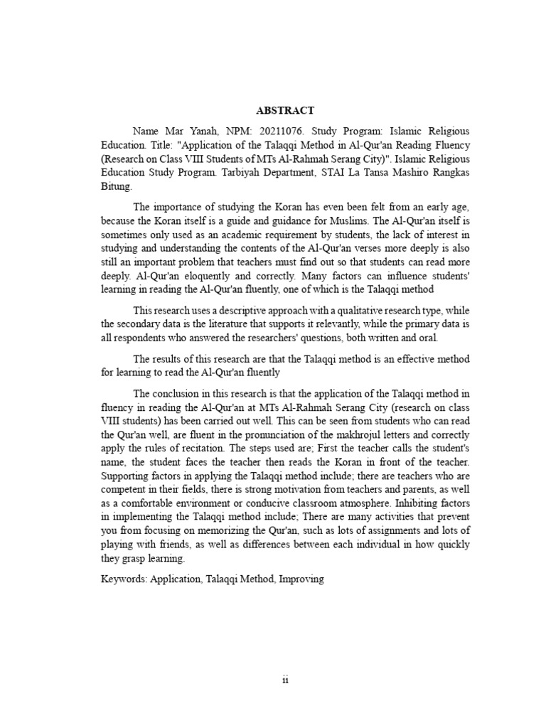 ABSTRACT Inggris | PDF