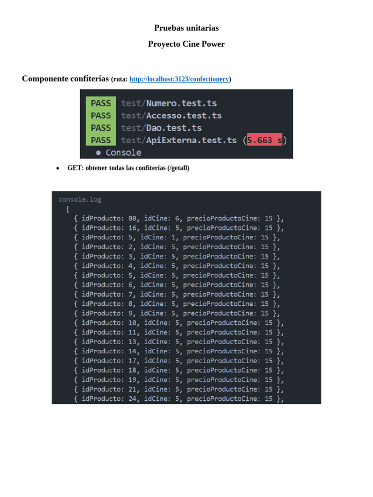 Pruebas Unitarias | PDF