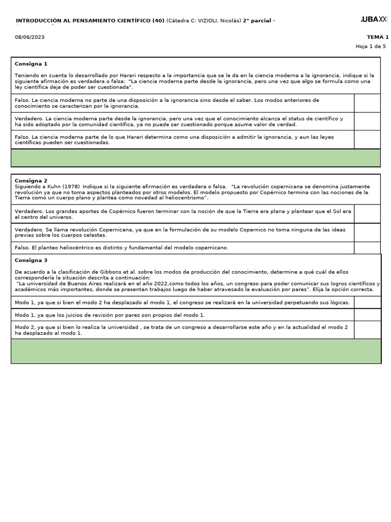 Tema 1 - 2parcial Recuperatorio - 2cuatri IPC C | PDF | Paradigma | Conocimiento