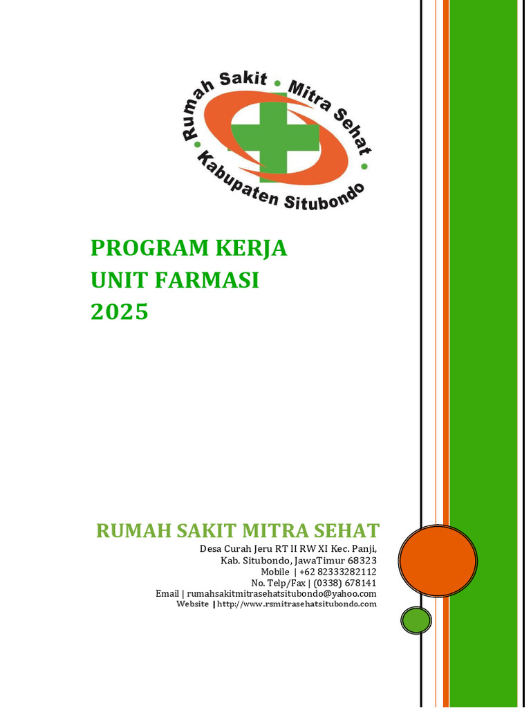 Proker Unit Farmasi 2025 | PDF