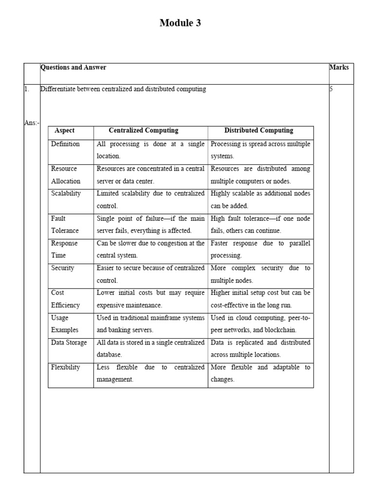 Cloud Computing Module 3 Qn with Answers | PDF | Cloud Computing | Virtualization