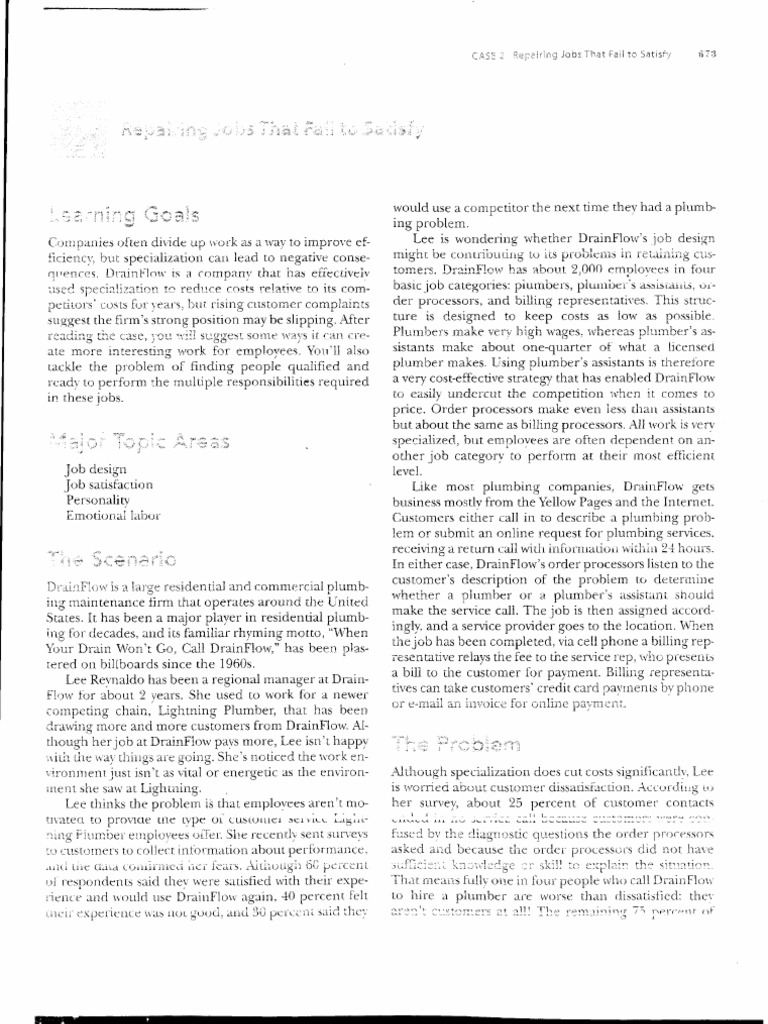 MGT 201-Case Studies | PDF