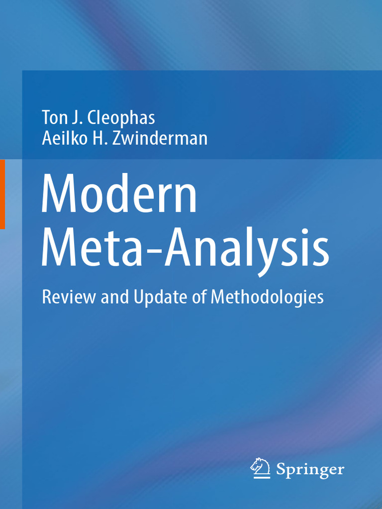 Modern Meta-Analysis Review and Update of Methodologies | PDF | Meta Analysis | Analysis Of Variance