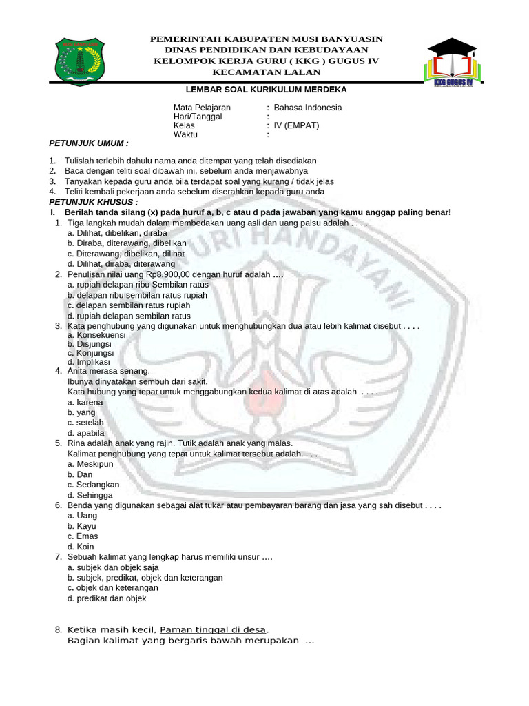 Bahasa Indonesia Kelas 4 SMT 2 | PDF