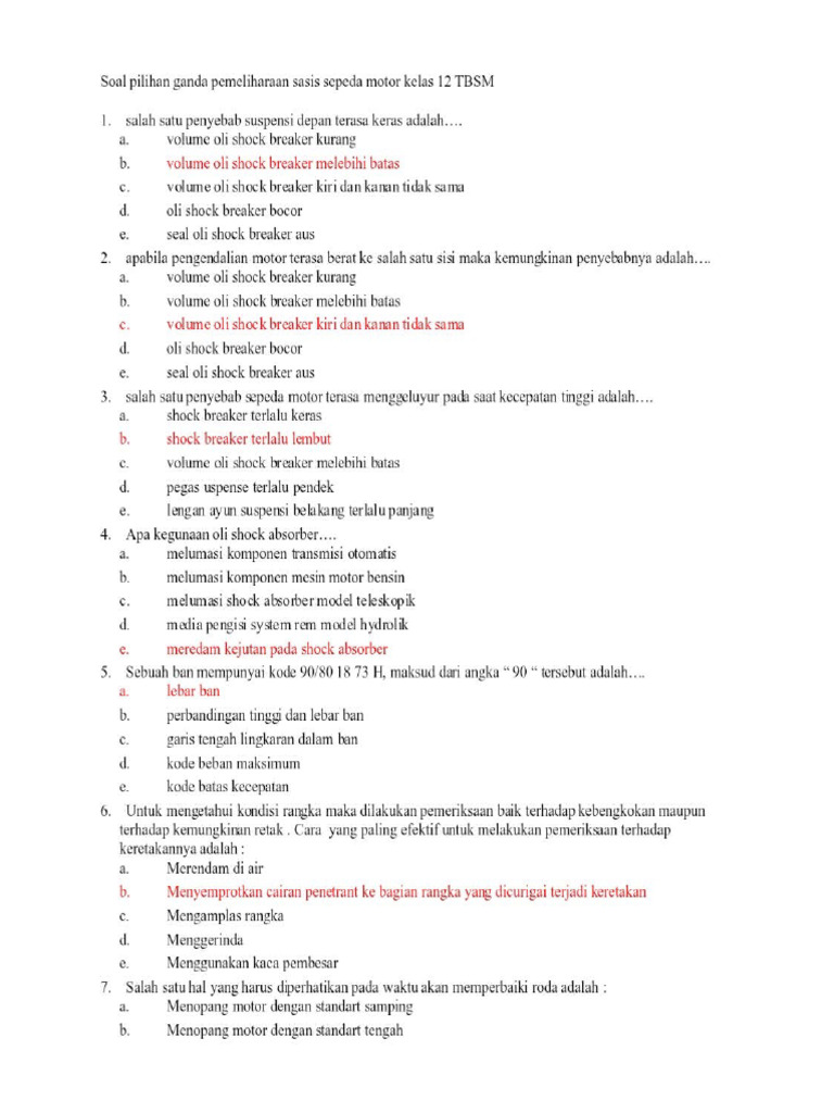 Soal Sasis | PDF