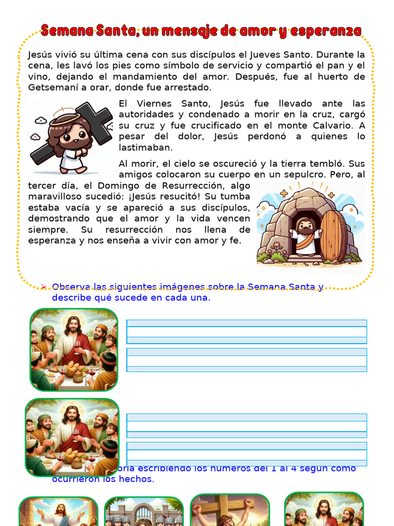 Ficha Dia 2 Religion | PDF