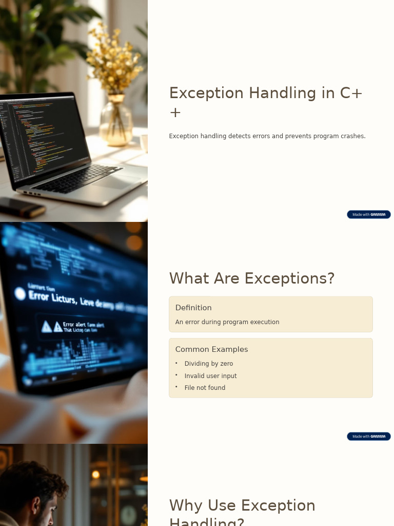 Exception Handling in C | PDF