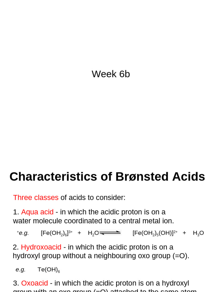 Chapter 2 - Acid and Bases (WEEK 5-Part 2) | PDF | Acid | Acid ...