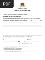 PNG Declaration Form | PDF