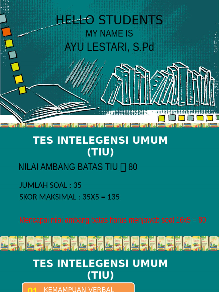 Hello Students: My Name Is | PDF