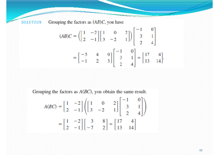 Lec2_matrices Algebra 9 | PDF