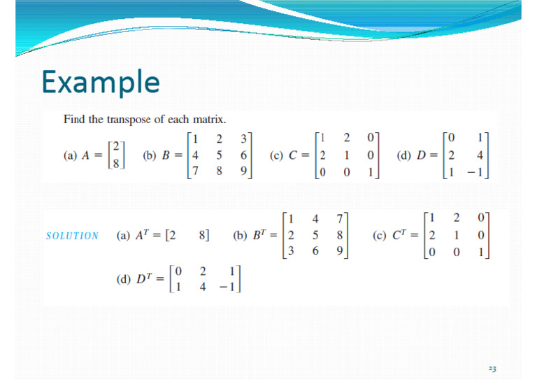Lec2 - Matrices Algebra 15 | PDF