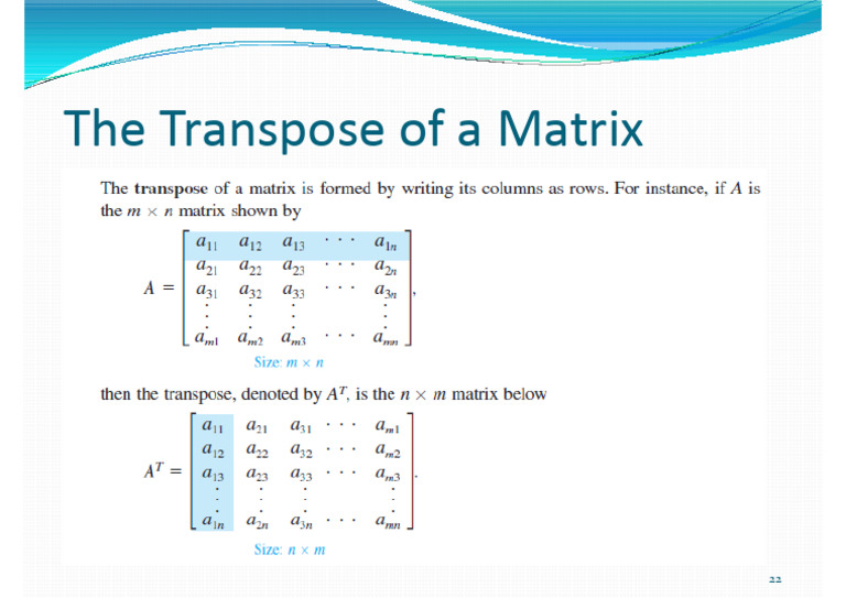 Lec2 - Matrices Algebra 14 | PDF