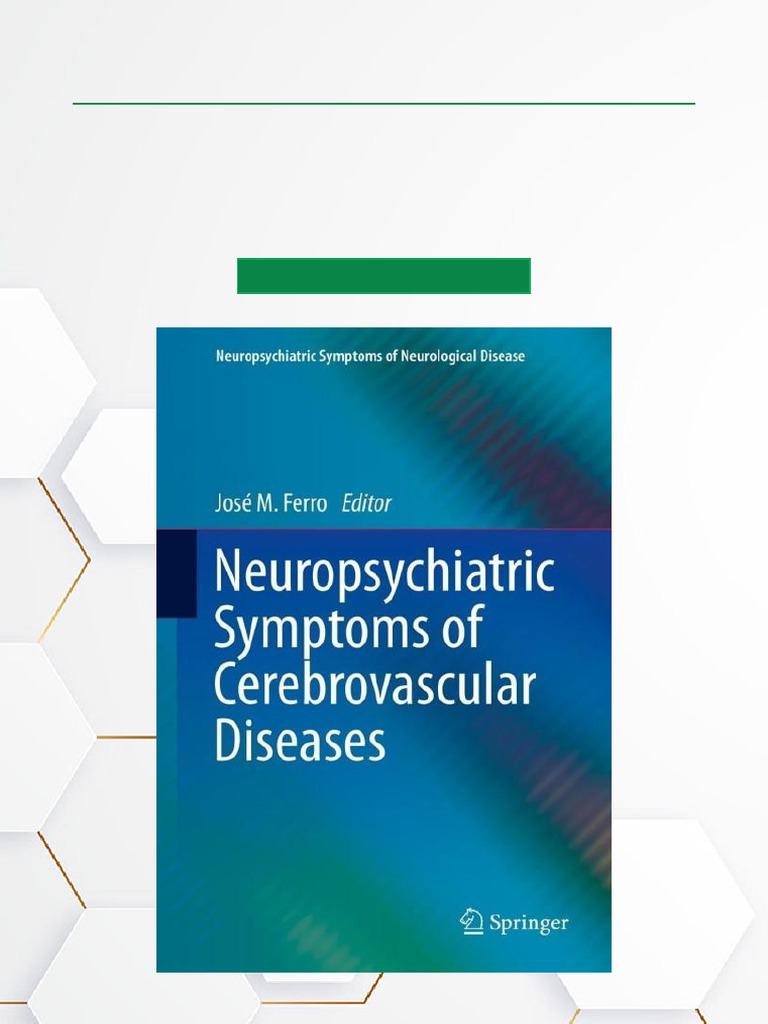Neuropsychiatric Symptoms of Cerebrovascular Diseases Complete PDF ...