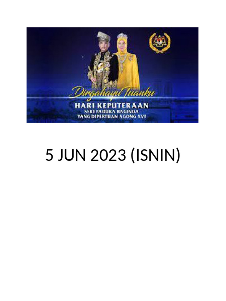 Hari Keputeraan agoNG | PDF