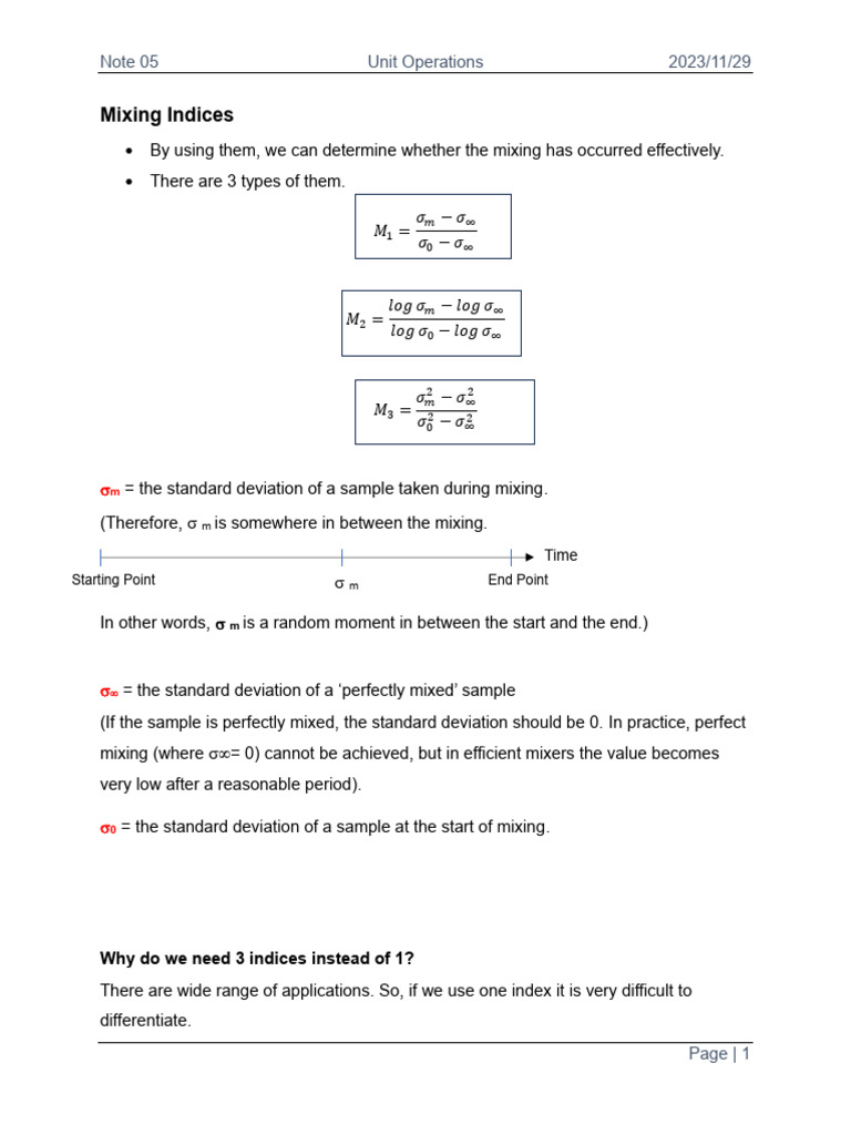 Lecture 5 Unit Operations | PDF | Reynolds Number | Liquids