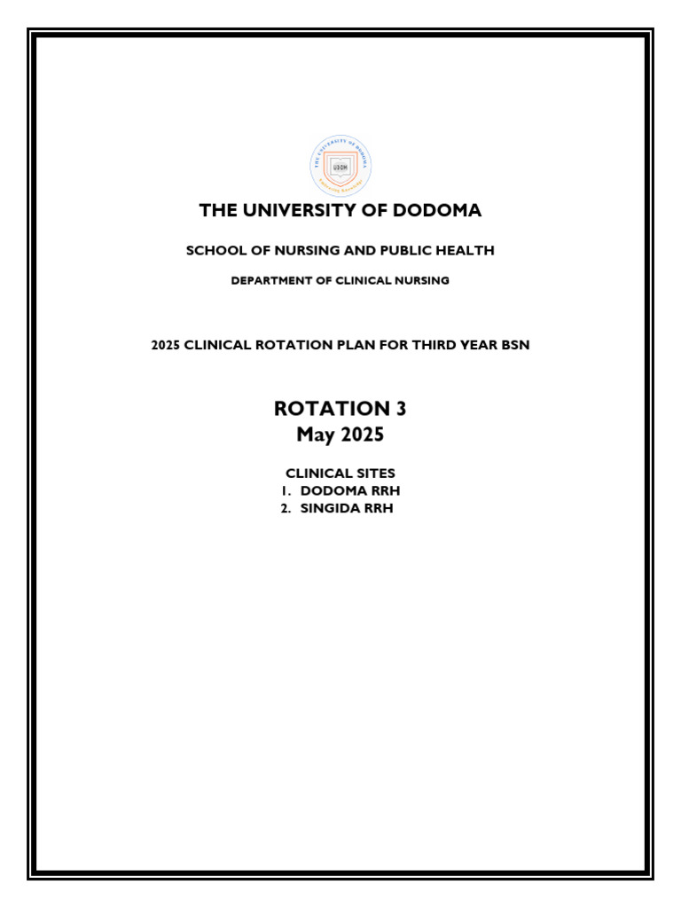 Clinical Rotation 3 2025 11-05-25 | PDF | Surgery | Evidence Based Medicine