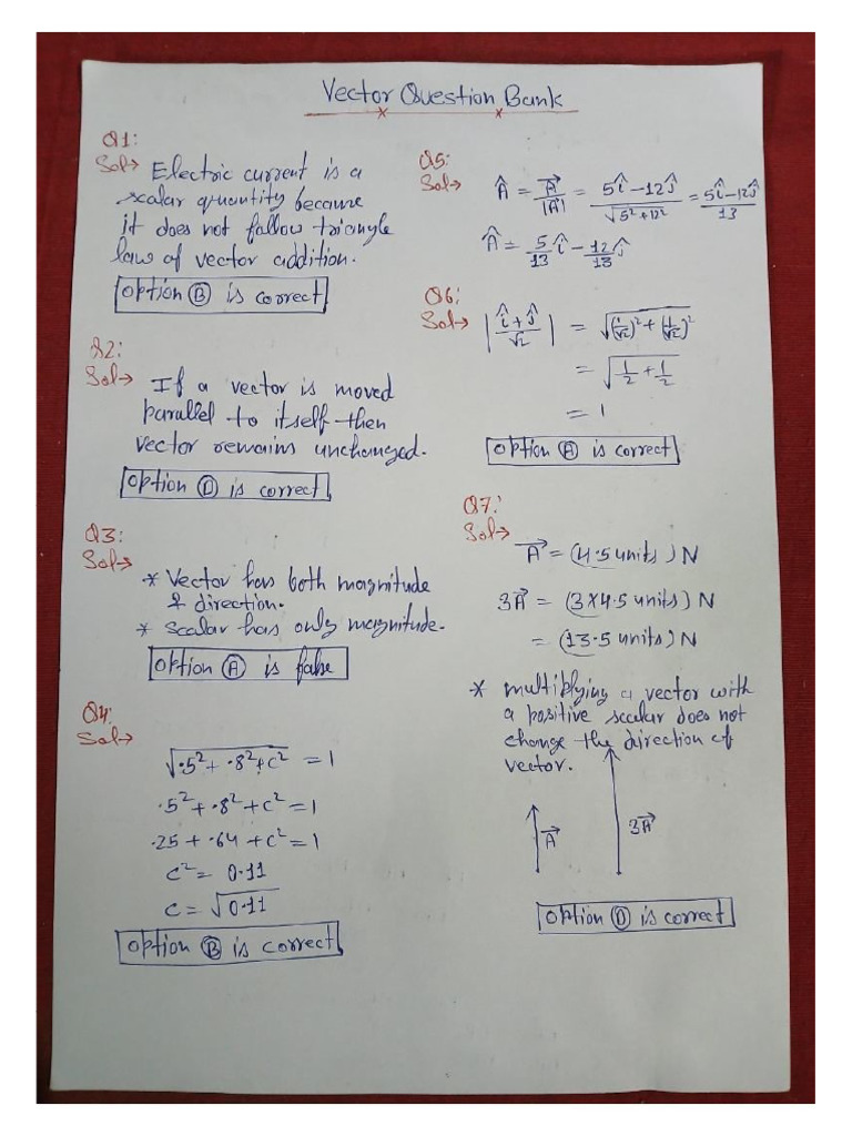 Vector Solution Pdf