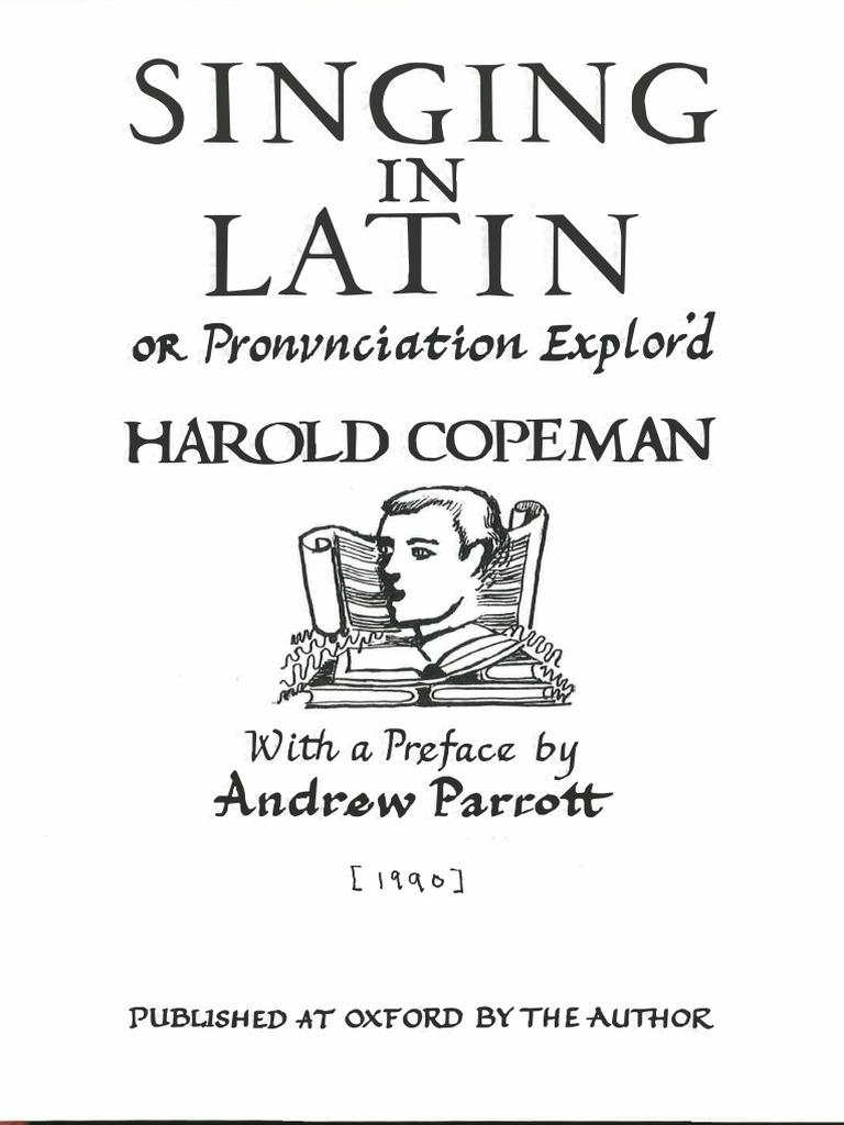 Copeman-Singing in Latin | PDF