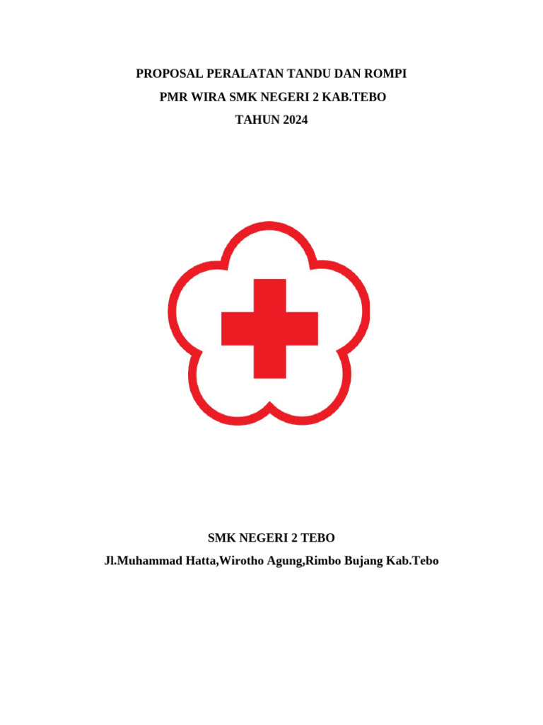 Proposal Peralatan PMR SMK Tebo 2024 | PDF