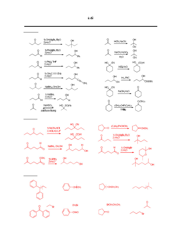 Chapter 7a Nucleophilic addition | PDF