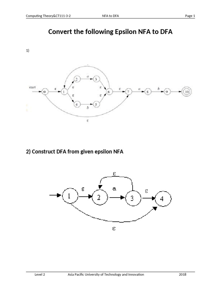 T3 Nfa Dfa | PDF