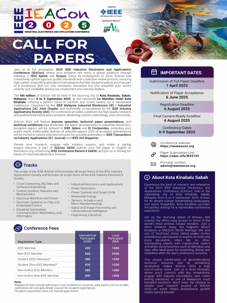 IEACon 2025 CFP | PDF