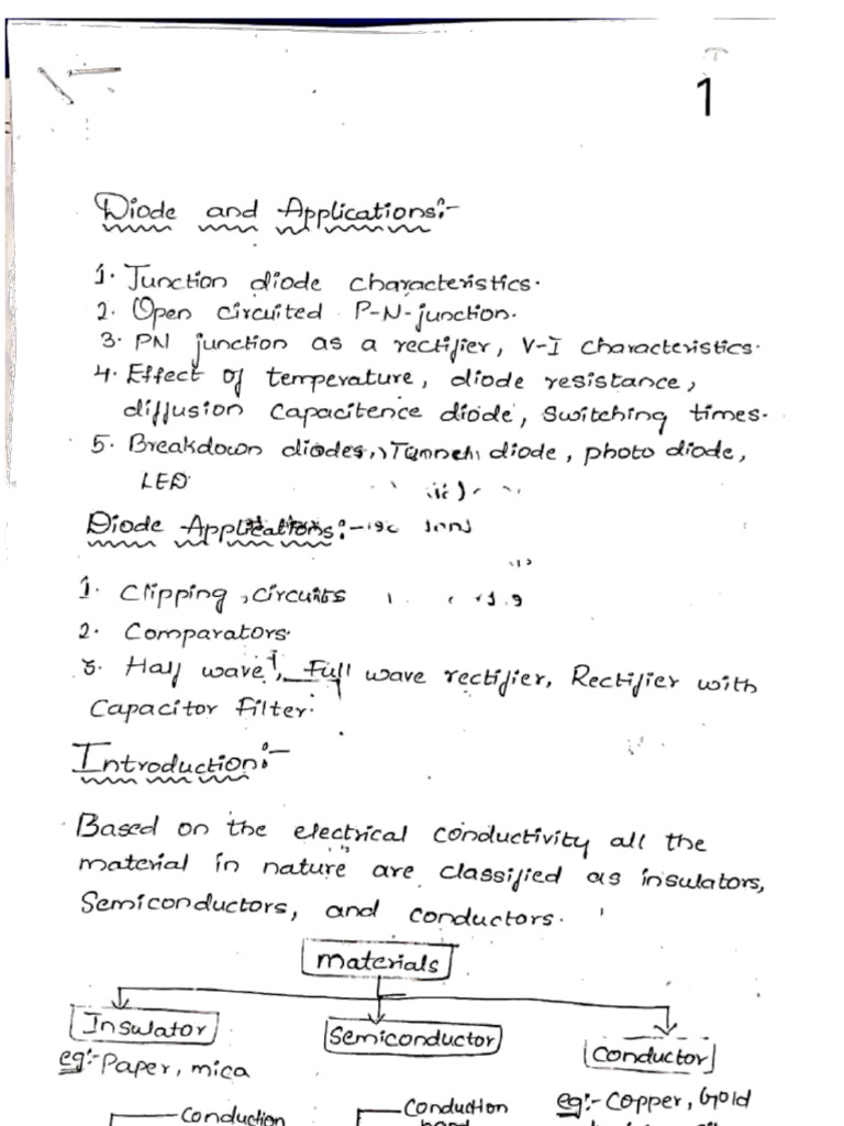 Ade Unit 1 Part 1 | PDF
