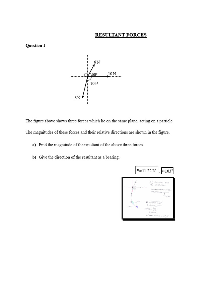 Resultant Forces Ak | PDF | Physics | Mechanics