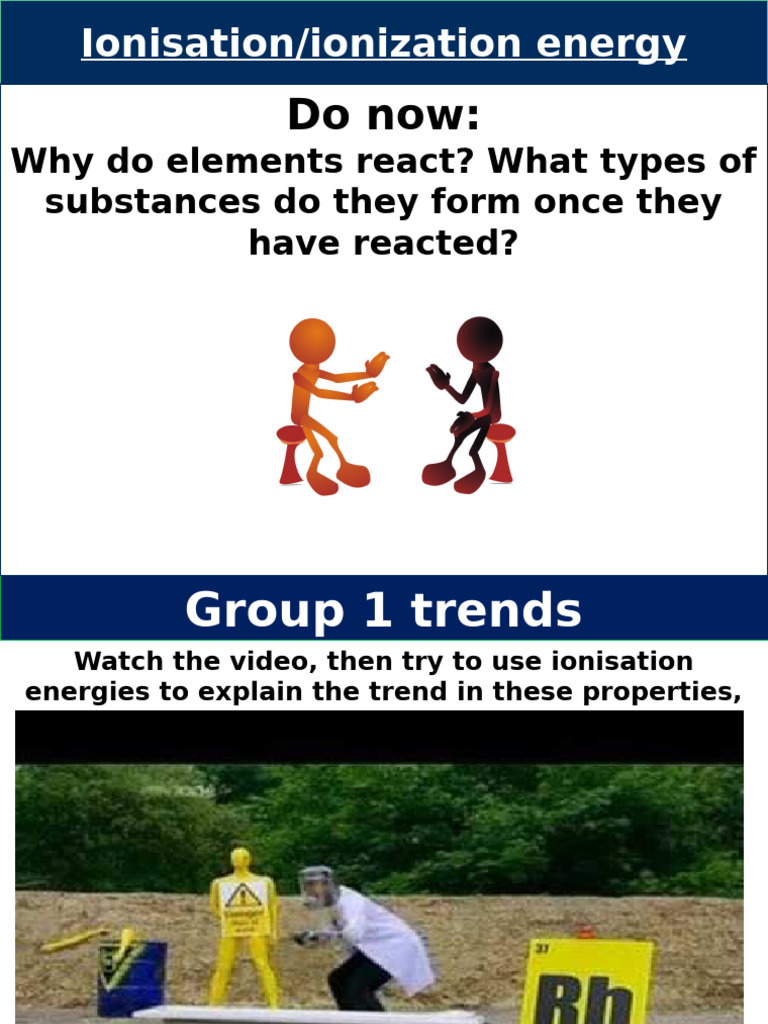 Understanding Ionization Energy Trends | PDF | Ionization | Atoms