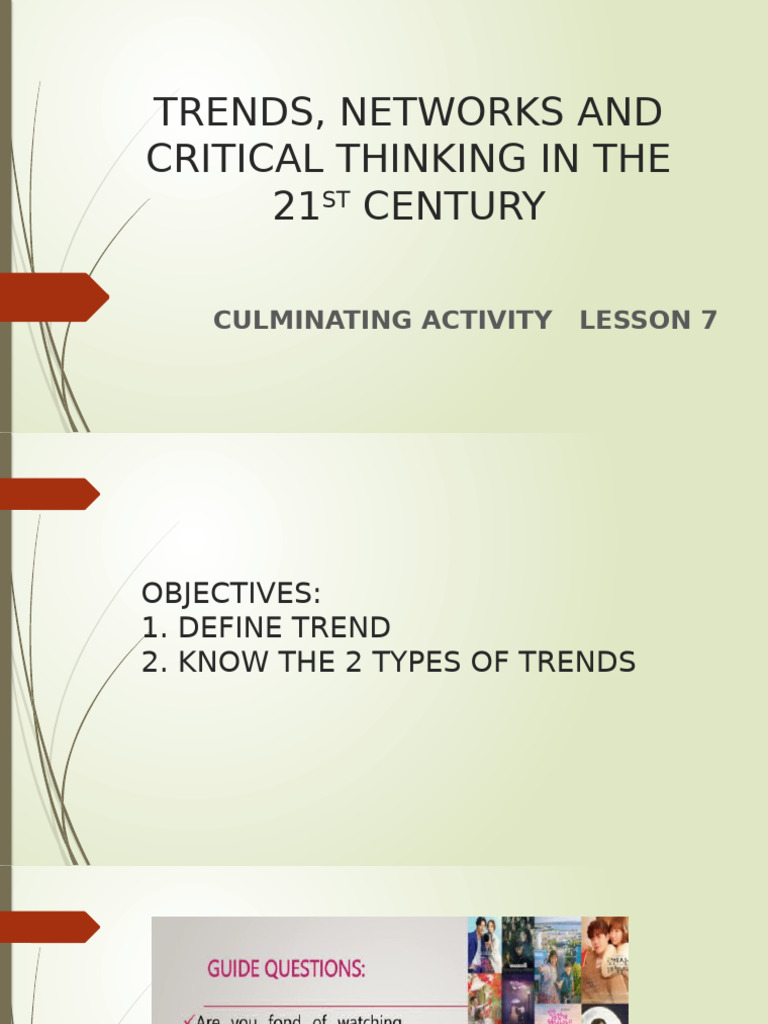 Tnct-Ca-Lesson7. Senior High School Lesson | PDF