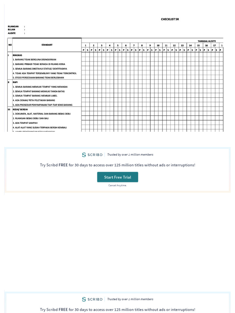 Checklist-5r Compress | PDF