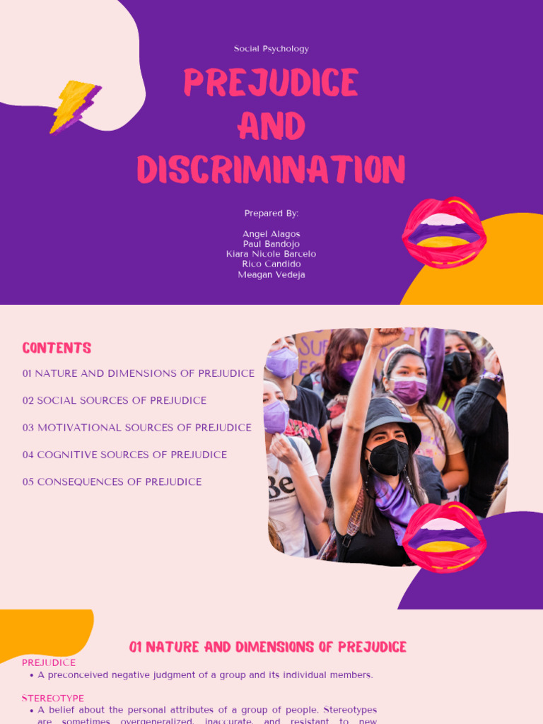 Prejudice-and-Discrimination donotmindthis thank you | PDF | Prejudices | Stereotypes