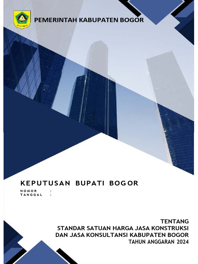 Kepbup SHT Kab. Bogor 2024 | PDF