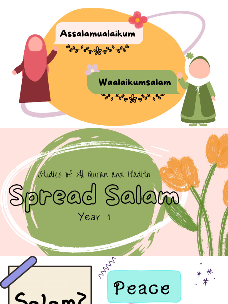 Importance of Spreading Salam | PDF | Semitic Words And Phrases ...