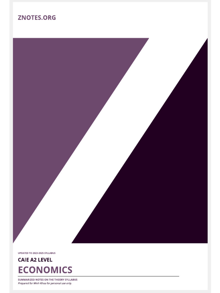 Economics Revision | PDF