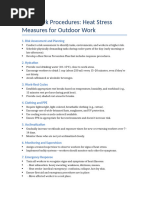 ADOSH CoP 11.0: Heat Stress Safety Guide | PDF | Hyperthermia ...
