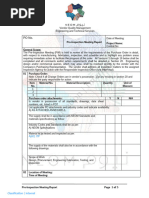 Pre-Inspection Meeting Guidelines | PDF | Specification (Technical ...