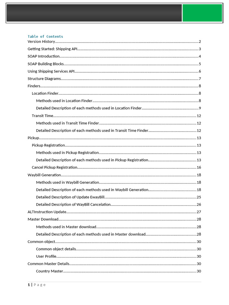 Blue Dart APIService Documentation 2018 | PDF | Soap | Boolean Data Type