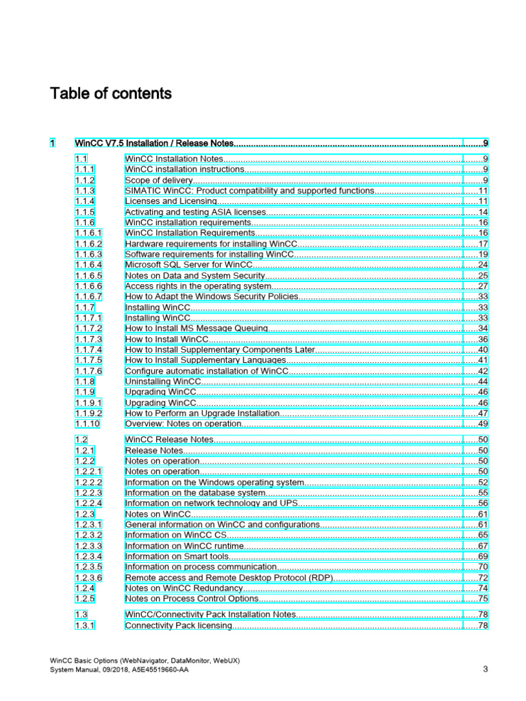 WinCC7.5 BasicOptions - PDF Page 3 | PDF | Computing | Software