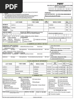 PMRF - Registration Membership Data Form | PDF