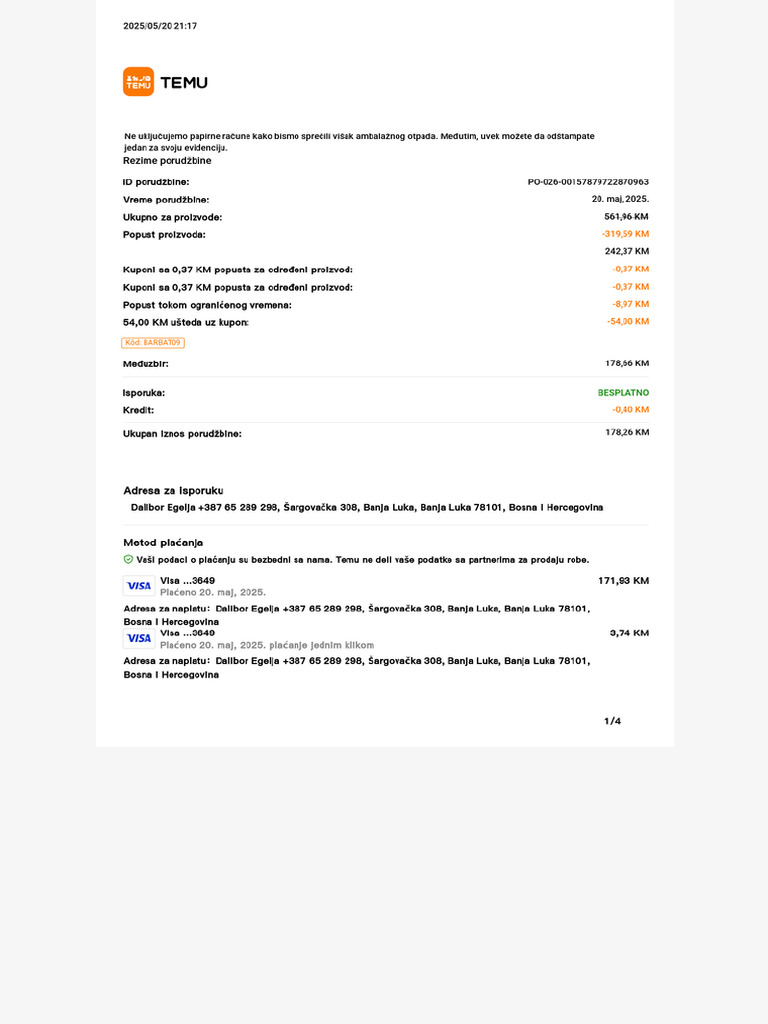 Temu Web Document | PDF