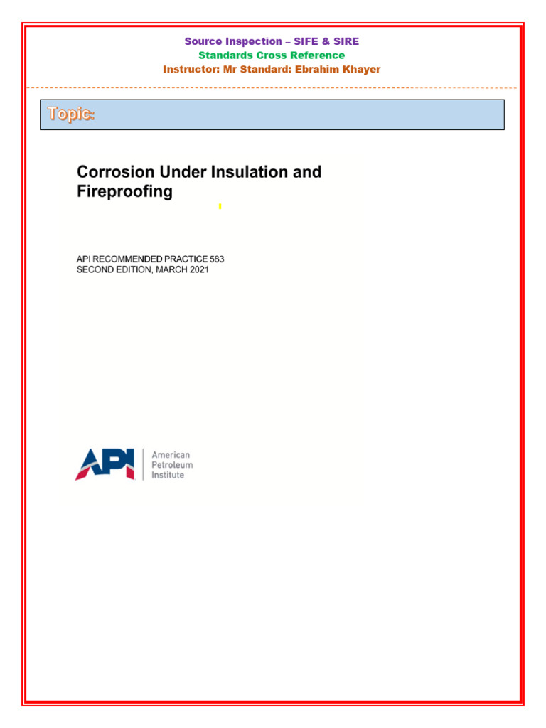 Insulation Inspection - by Khayer - Source Inspection | PDF