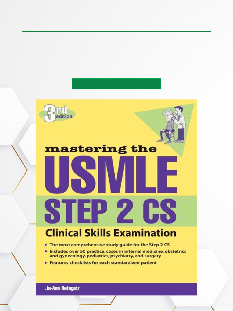 Mastering the USMLE Step 2 CS - 3rd Edition Entire Book Download | PDF