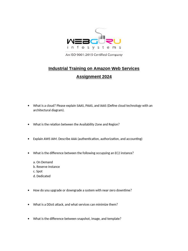 aws-assignment-2024_425c2130-3369-4af4-8d67-c674da09a8dc | PDF | Amazon Web Services | Computer ...