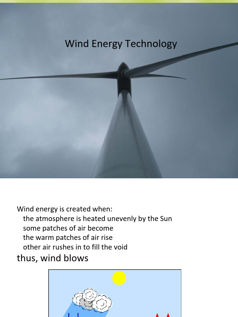 Wind Energy Technology Overview | PDF | Wind Turbine | Lift (Force)