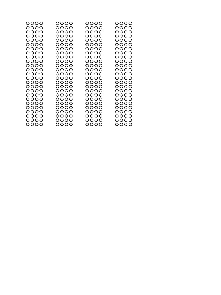 Police Bharti OMR Sheet 100 Questions | PDF