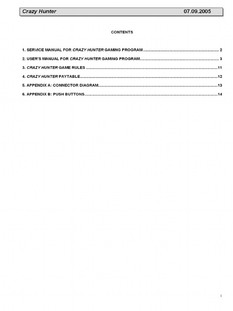 Crazy Hunter Eng | PDF