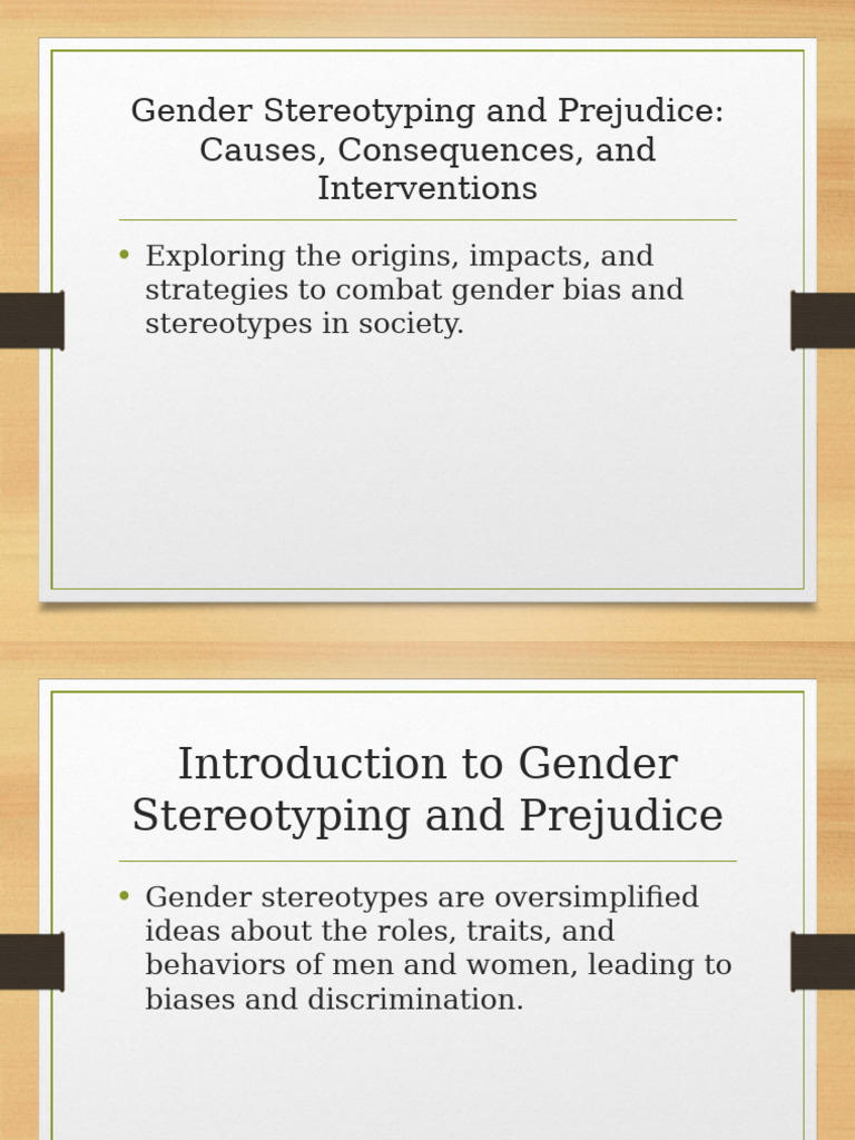 Unit-3 Gender Psychology | PDF | Gender Role | Stereotypes