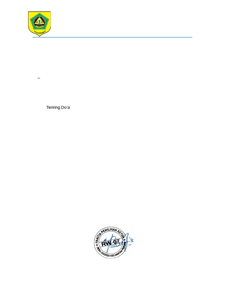 Undangan Untuk Calon | PDF